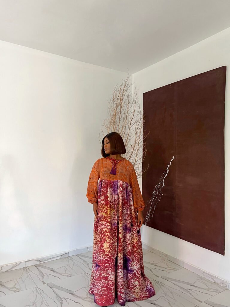 Adire Chiffon Bubu For Sale - Feel Weightless | Lagos
